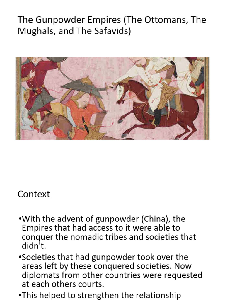 Gunpowder empires (1).ppt | PDF | Ottoman Empire | Mughal Empire
