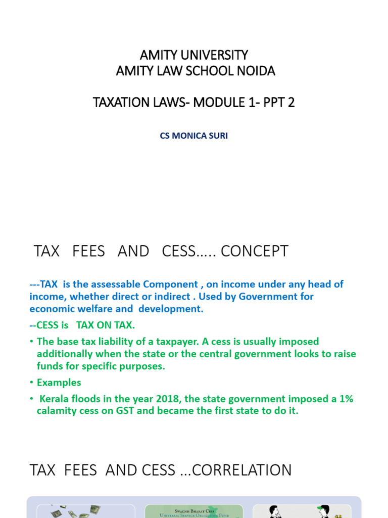 EC-2024_MODULE 1-TAX-2PPT_N | PDF | Taxes | Tax Avoidance