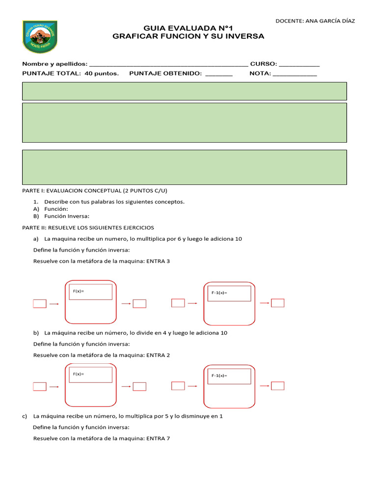 Guia Evaluada N°1 | PDF