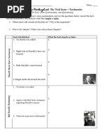Heck Tate's Testimony Analysis | PDF | To Kill A Mockingbird
