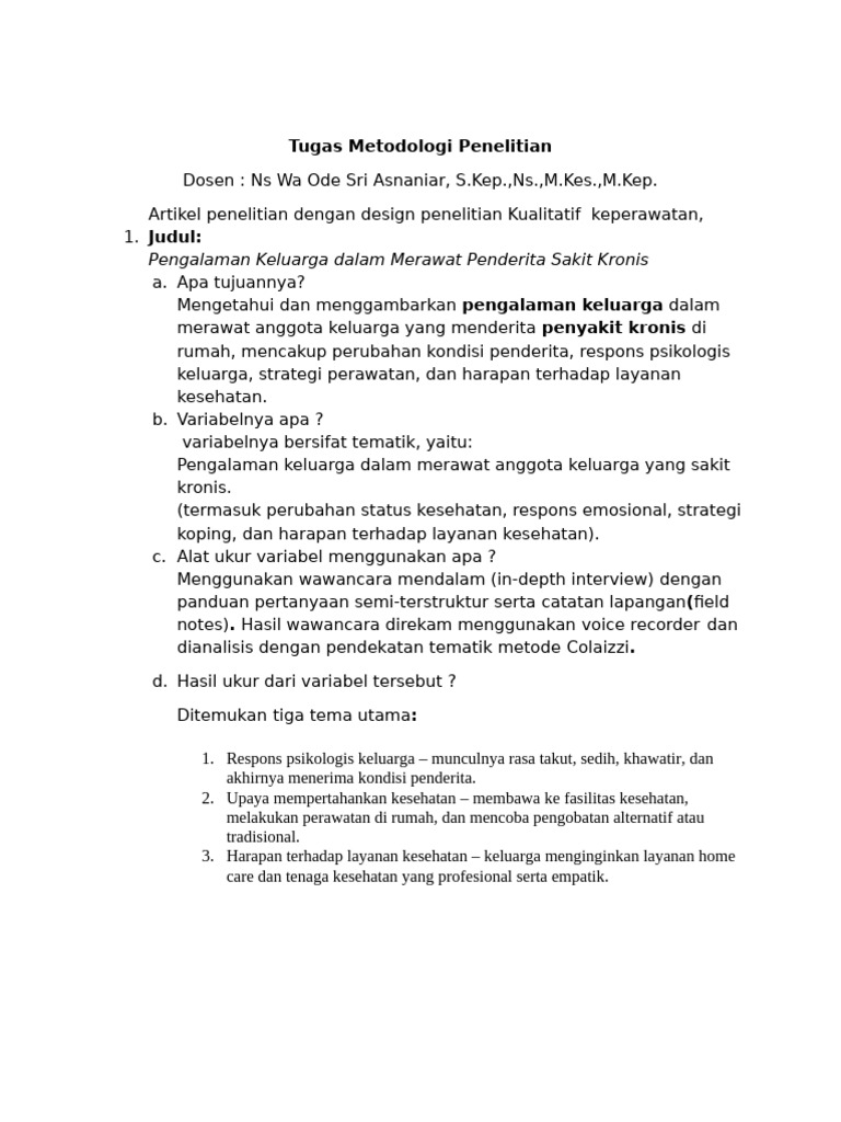 Tugas Metodologi Penelitian 2023 Salinan | PDF