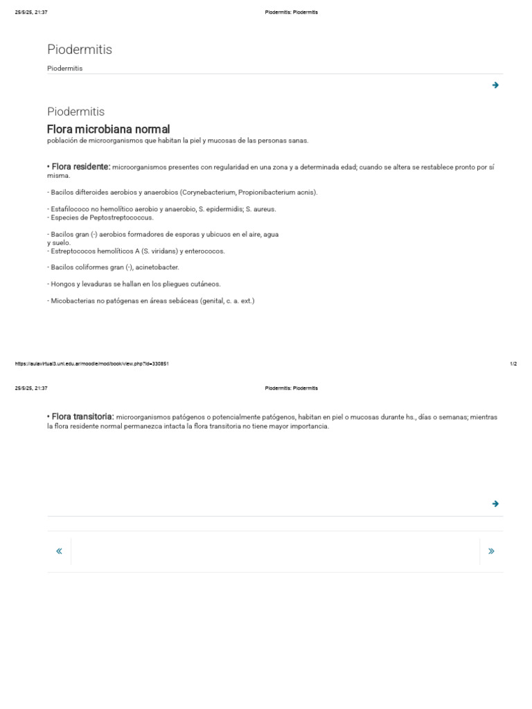 Piodermitis_ Piodermitis | PDF