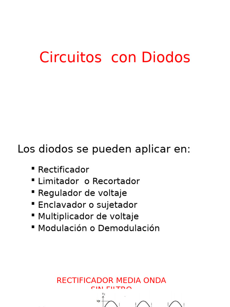 1 - Aplicaciones Con Diodos | PDF