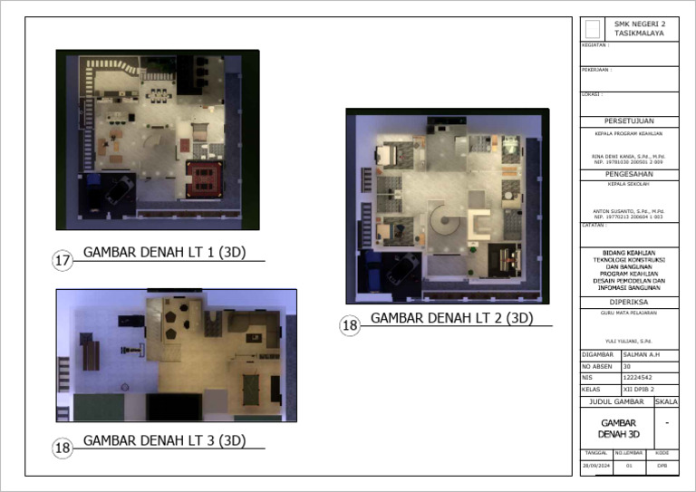 Gambar Denah 3D | PDF