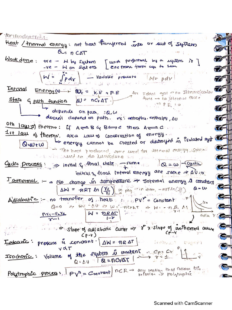 Ktg Thermo.notes | PDF