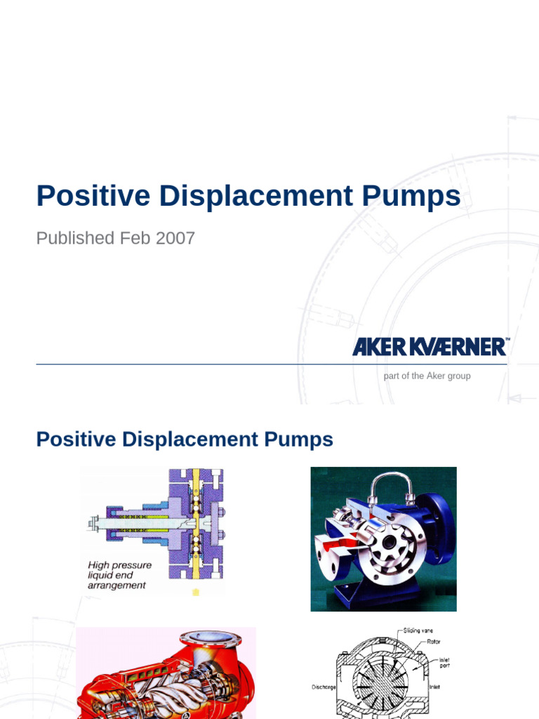Positive Displacement Pumps | PDF | Pump | Gas Technologies