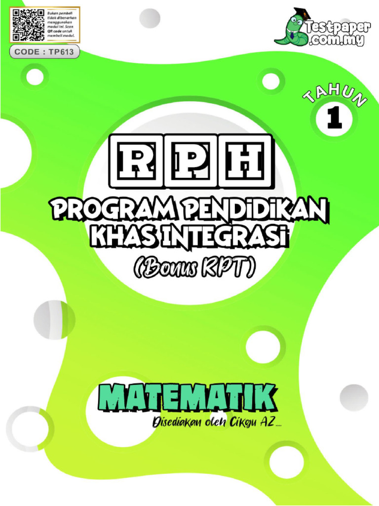 RPH Math Tahun 1 (Unit 3 Tambah) | PDF