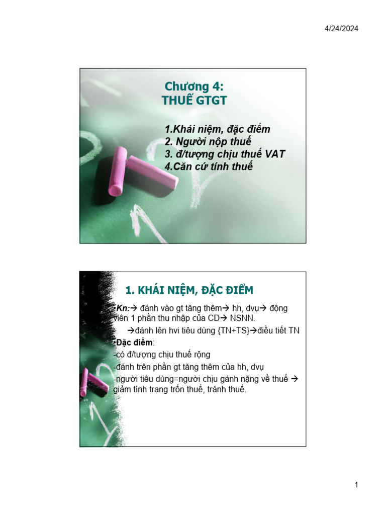 Chuong 4-Thue GTGT [Compatibility Mode] | PDF