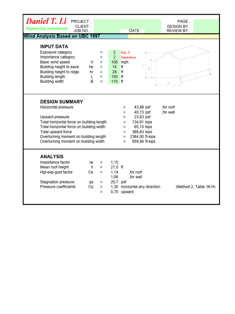 Wind UBC | PDF | Applied And Interdisciplinary Physics | Civil Engineering