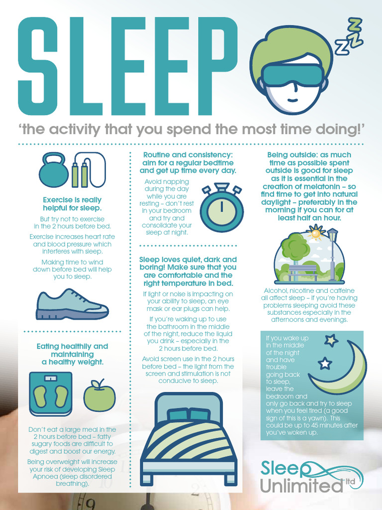 Tips for Better Sleep Hygiene | PDF | Sleep | Determinants Of Health