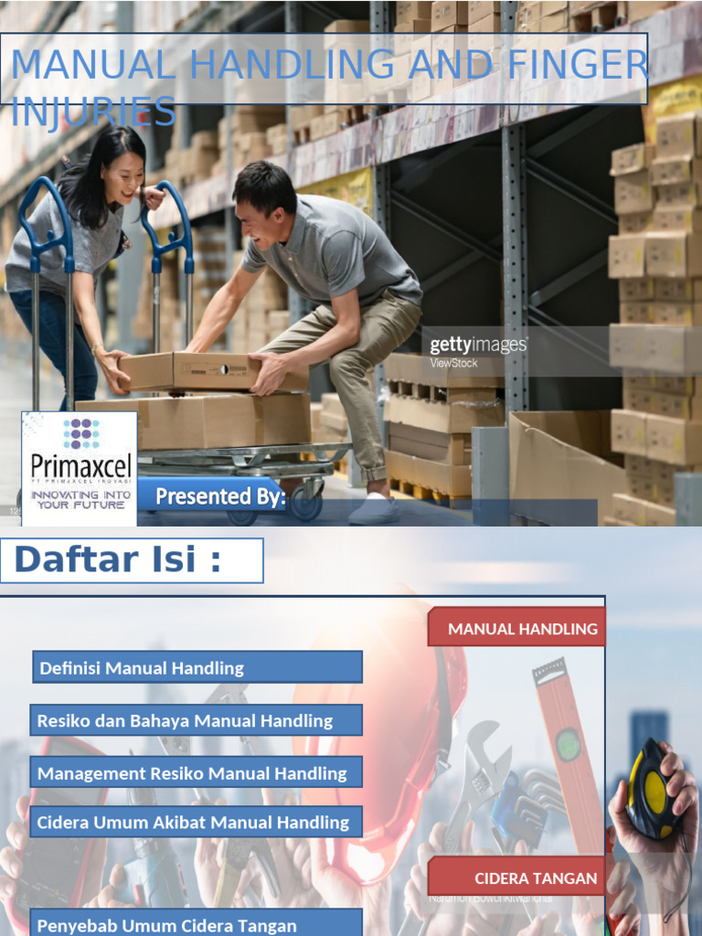 Manual Handling and Finger Injuries Update Final | PDF