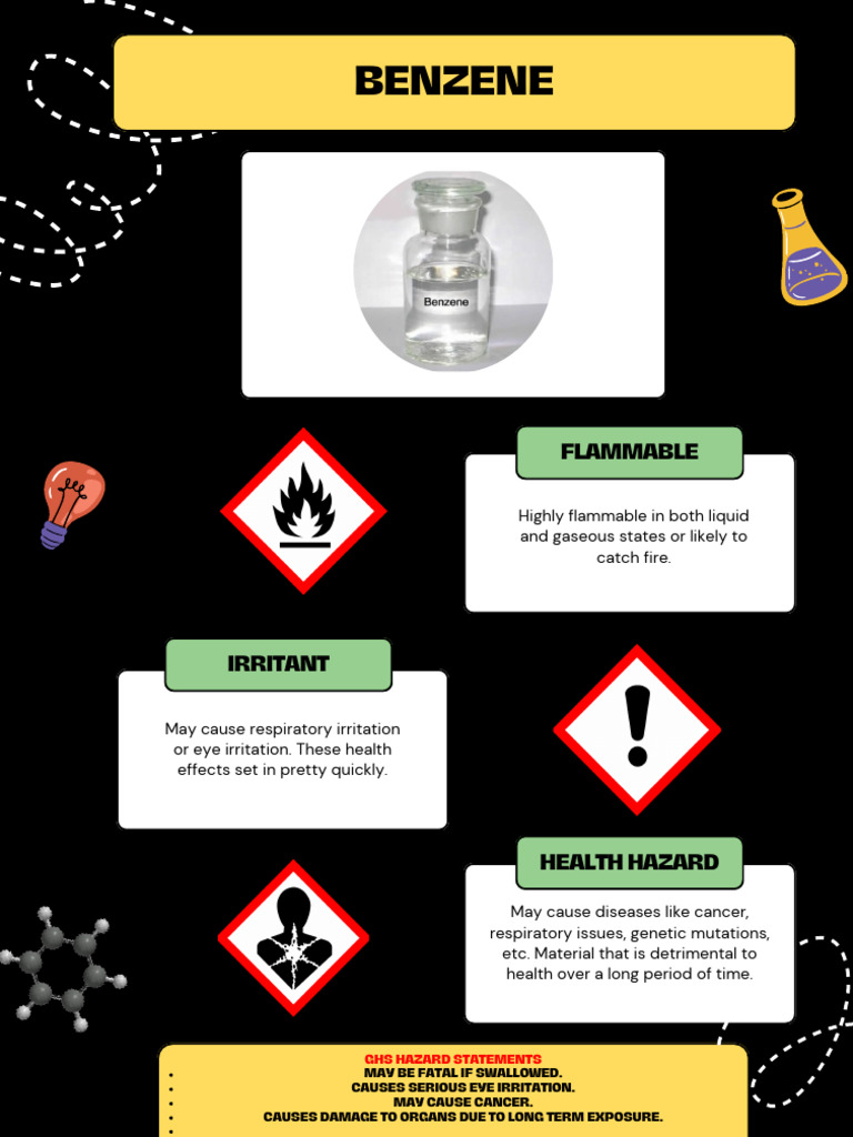 Benzene Health and Safety Risks | PDF
