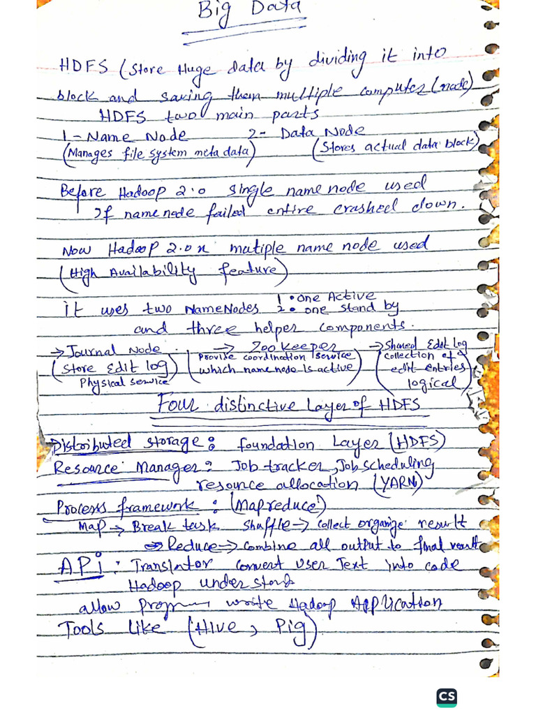 Big Data Notes | PDF