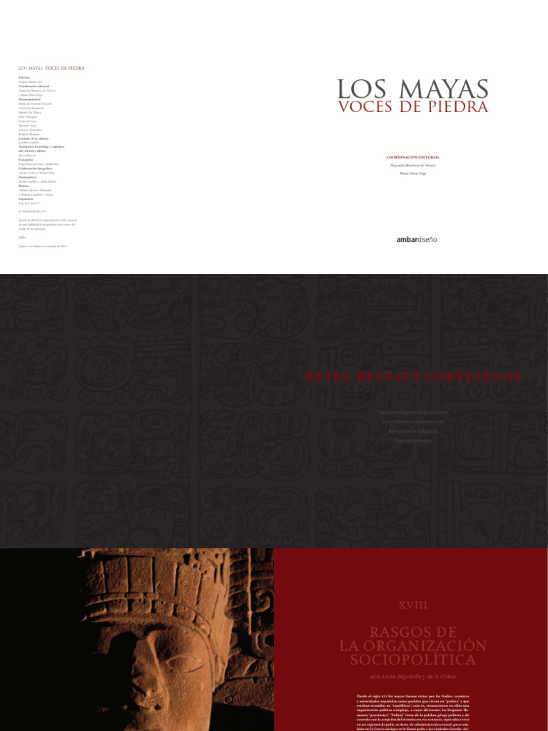 Los Mayas Voces de Piedra (Reyes, Reinas y Cortesanos) | PDF ...