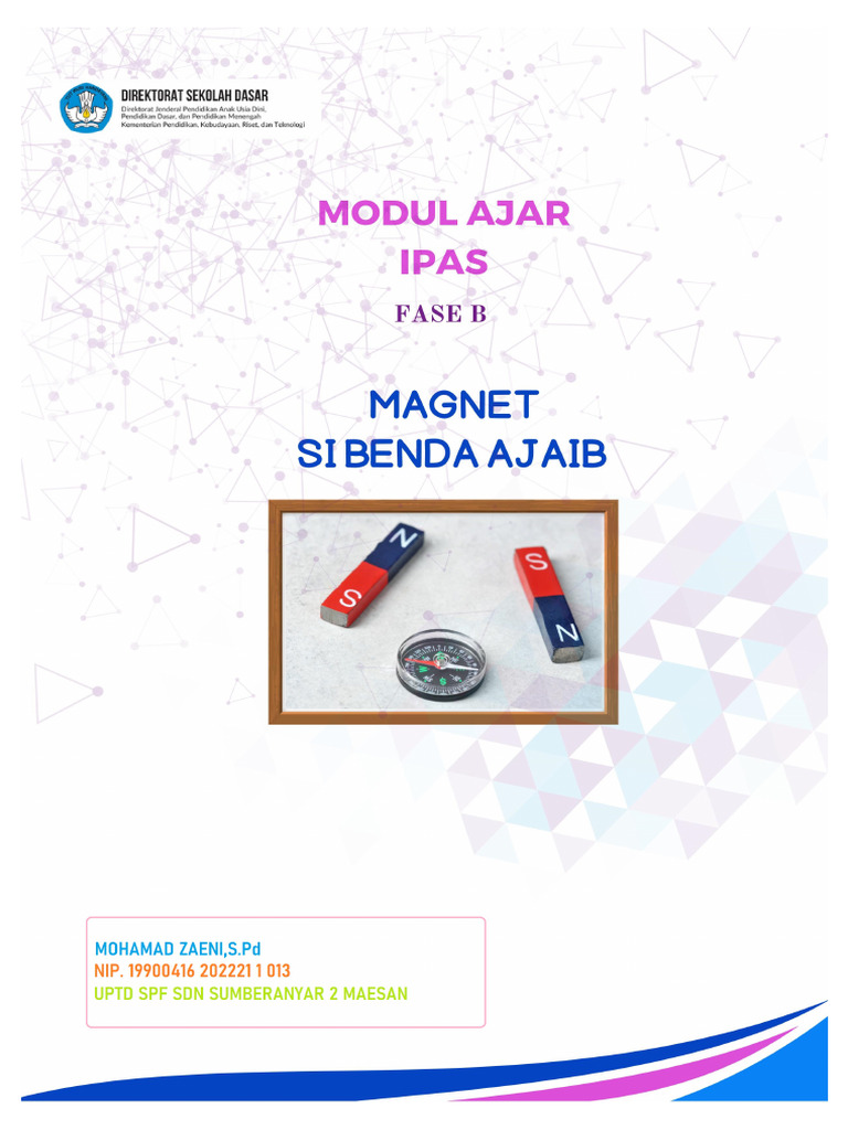 Modul Ajar IPAS - Magnet Si Benda Ajaib | PDF