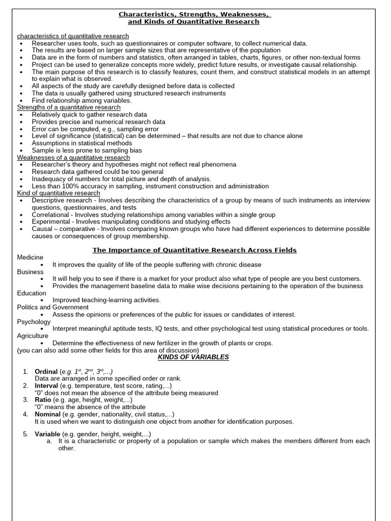 PR2 Handout 1 | PDF | Statistics | Quantitative Research