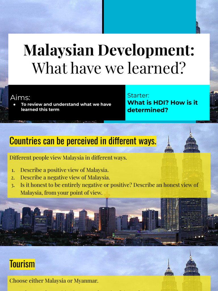 Additional - Malaysian Development Wrap-Up | PDF