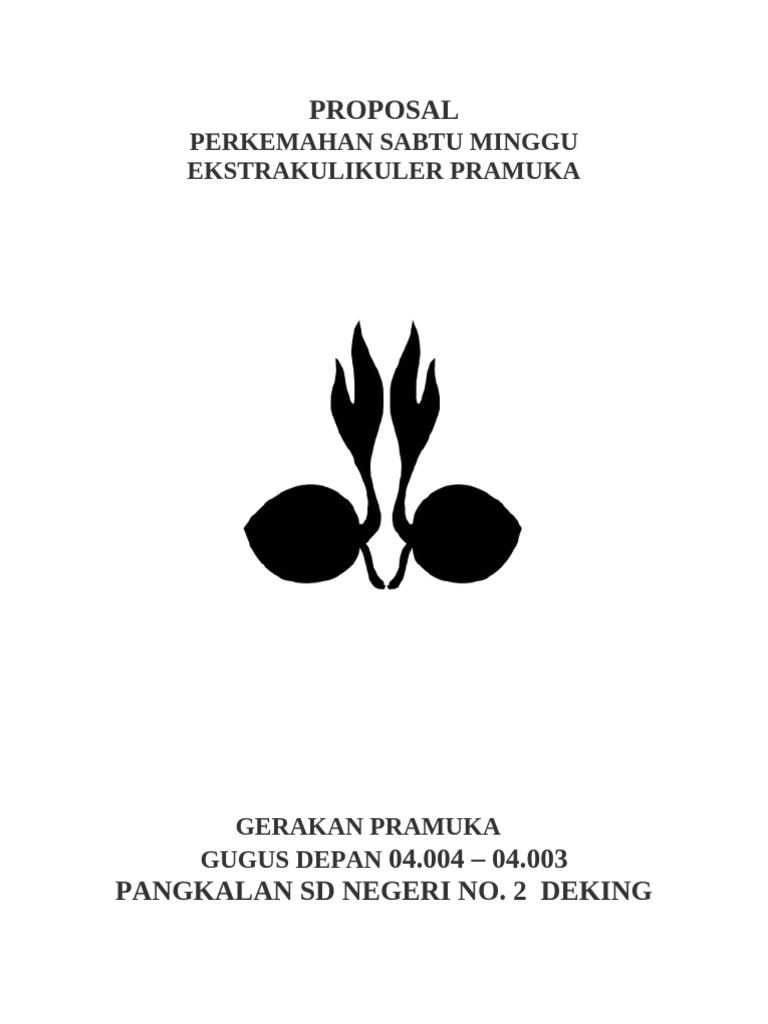 SK Pramuka Proposal Persami SDN No. 2 Deking Tahun 2024 | PDF