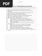 Private Peaceful: Chapter Summaries | PDF | Military