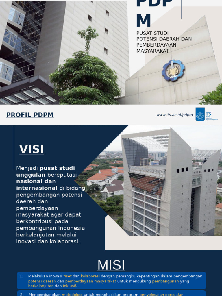 Company Profile Pusat Studi PDPM ITS - Final2025 | PDF