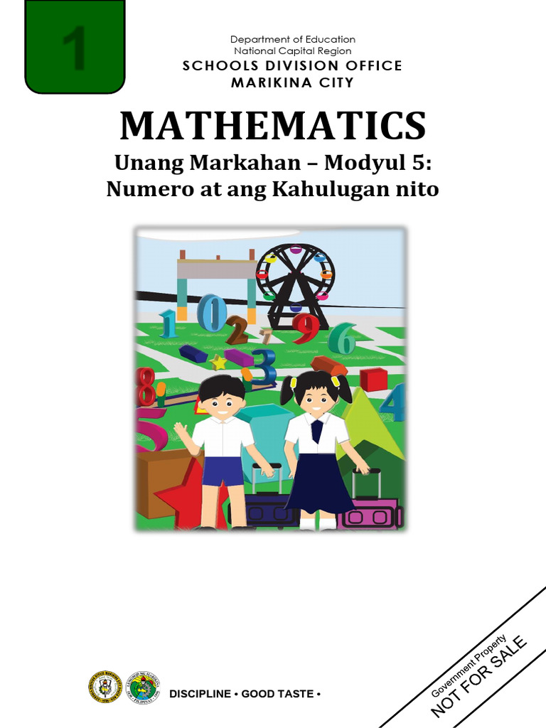 Math Gr1 Qtr1-Module-5 Formatted 12pages | PDF