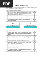 Entrevista Diagnóstica CRAFFT para Adolescentes | PDF