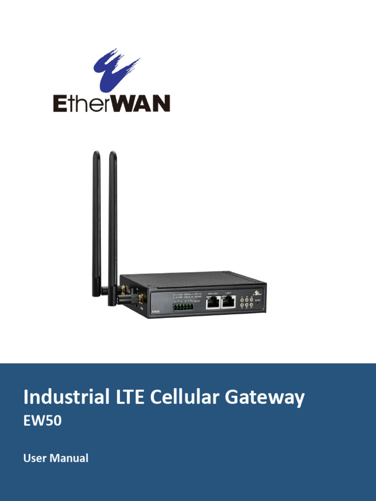 EW50 Manual | PDF | Ip Address | I Pv6