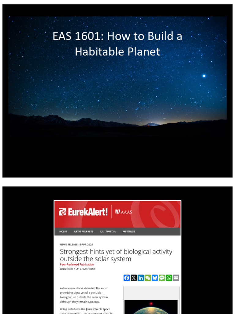 EAS1601 Lecture 10 | PDF | Waves | Planetary Core