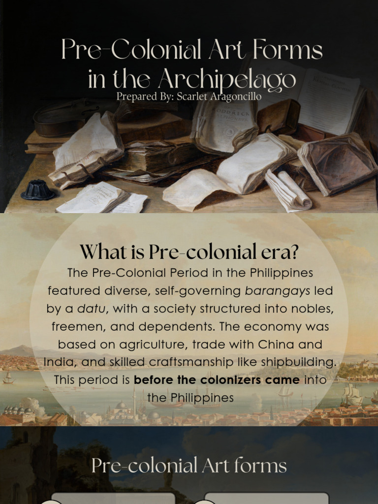Pre-Colonial Philippine Art Forms | PDF | Philippines