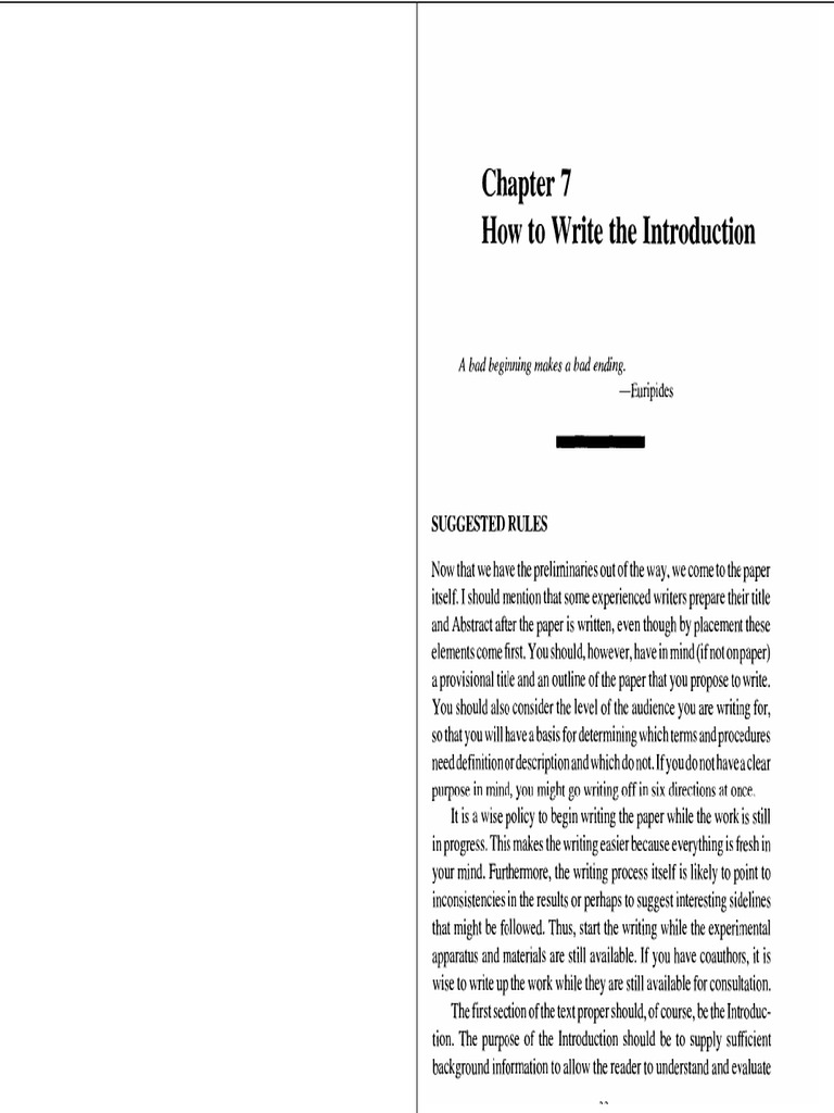 How To Write Research Project Sections | PDF