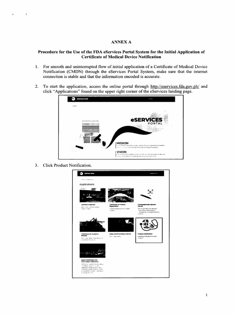Initial Cmdn Application Eservices | PDF