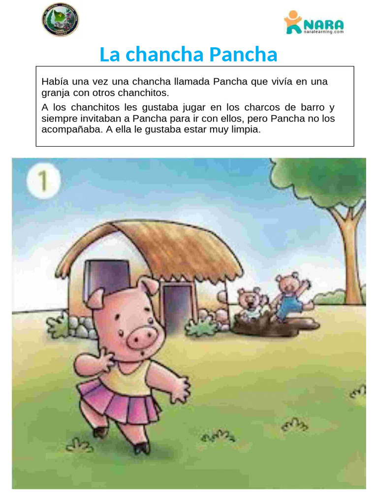 La chancha Pancha y el barro divertido | PDF