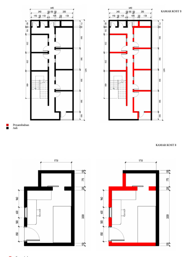 Layout Kamar Kost 3 | PDF