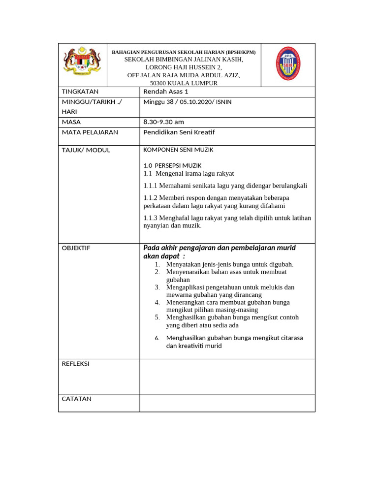 RPH PKP Okt 2020 | PDF