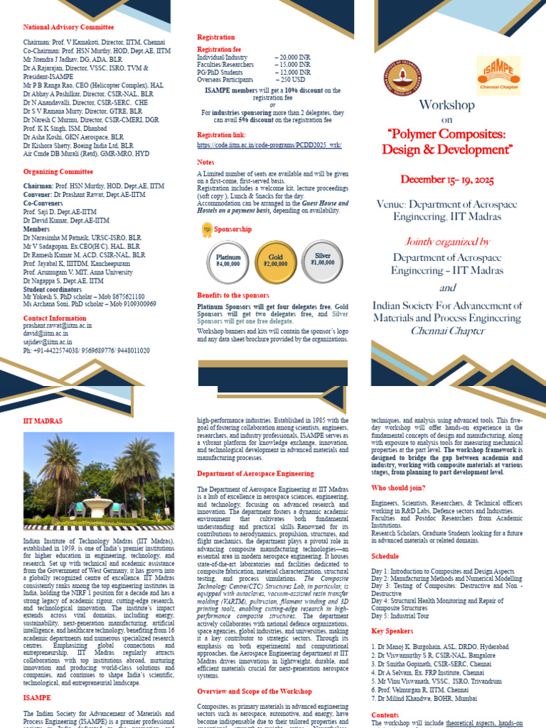Workshop Brouchure - F - 31-10 2025 | PDF | Engineering