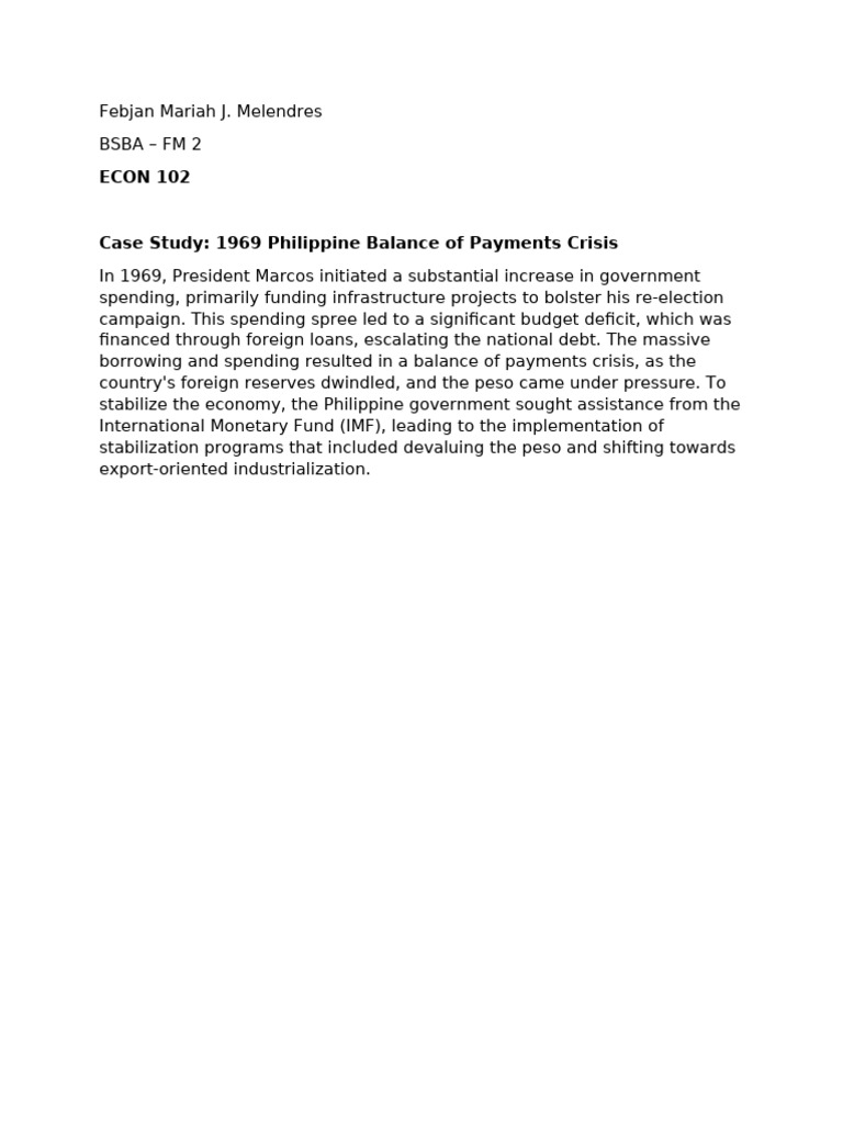 ECON Case Study | PDF