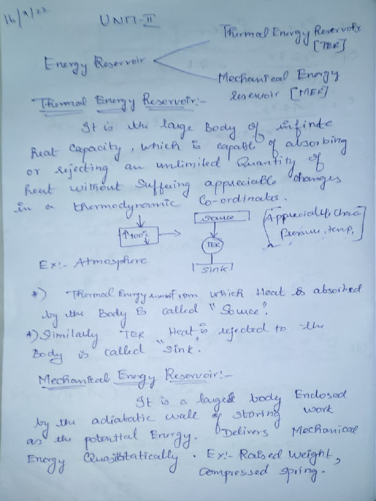 Thermo Notes Unit 2 | PDF