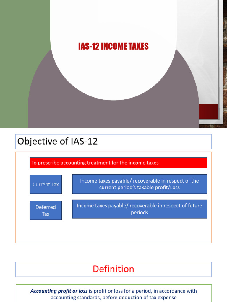 Understanding IAS-12 Income Taxes | PDF | Deferred Tax | Debits And Credits