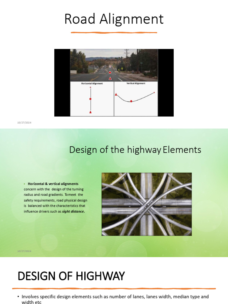 Highway Road Alignment Design Guide | PDF | Road | Land Transport
