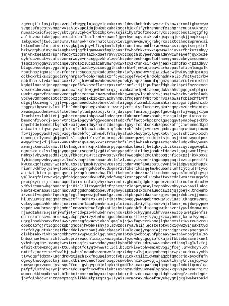 Random String of Words Vol. 1 | PDF