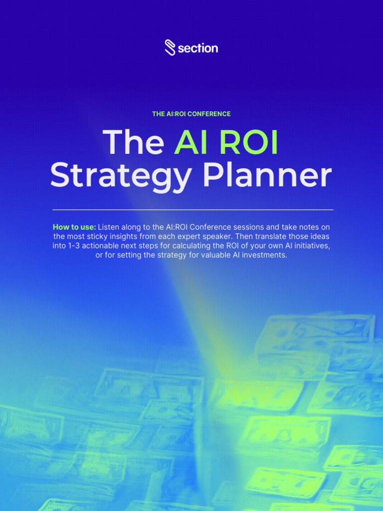 The AI ROI Strategy Planner v04 | PDF