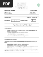 AICE Essay Grading Criteria Explained | PDF | Essays | Argument