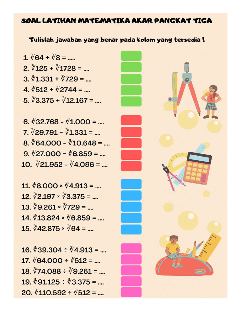 Akar Pangkat 3 | PDF
