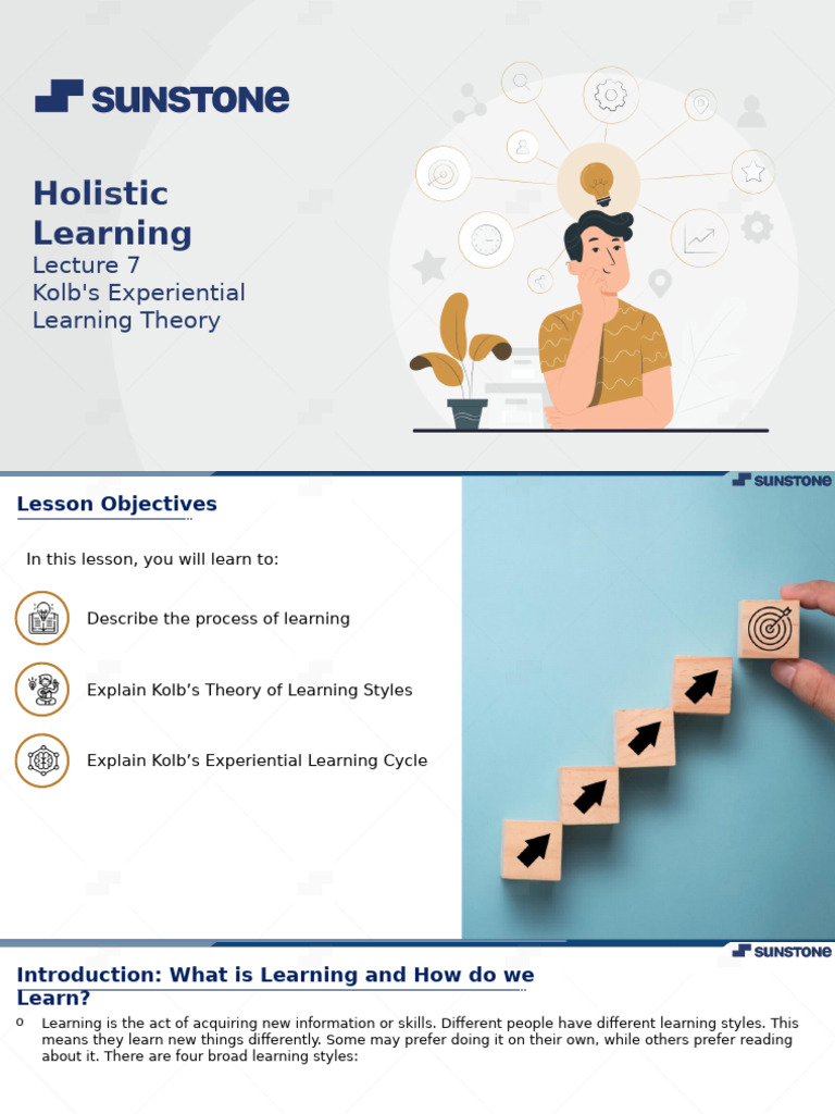 Lecture 7_ Kolb's Experiential Learning Theory | PDF | Learning Styles | Learning