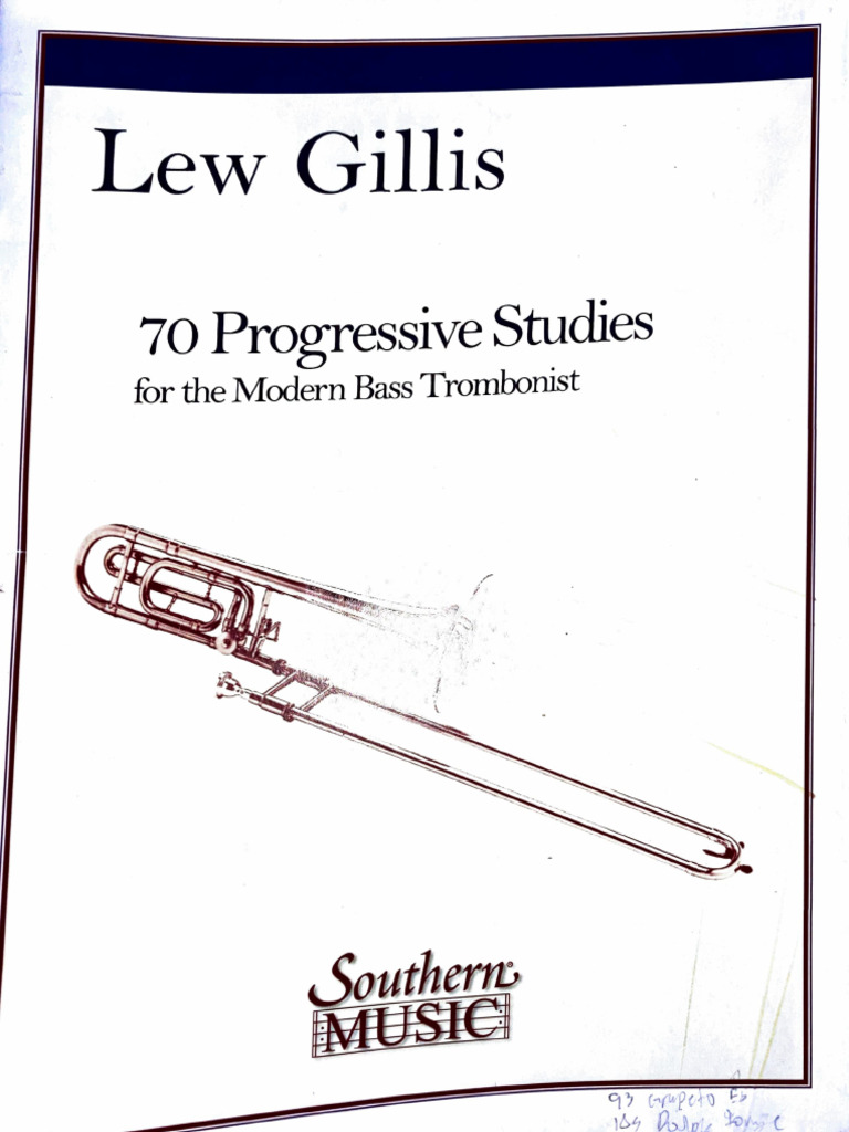 70 Progressive Studies For The Modern Bass Trombone | PDF | Trombone ...