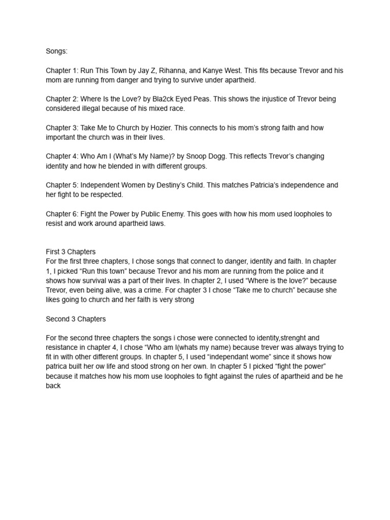 Born A Chrime Chapters | PDF