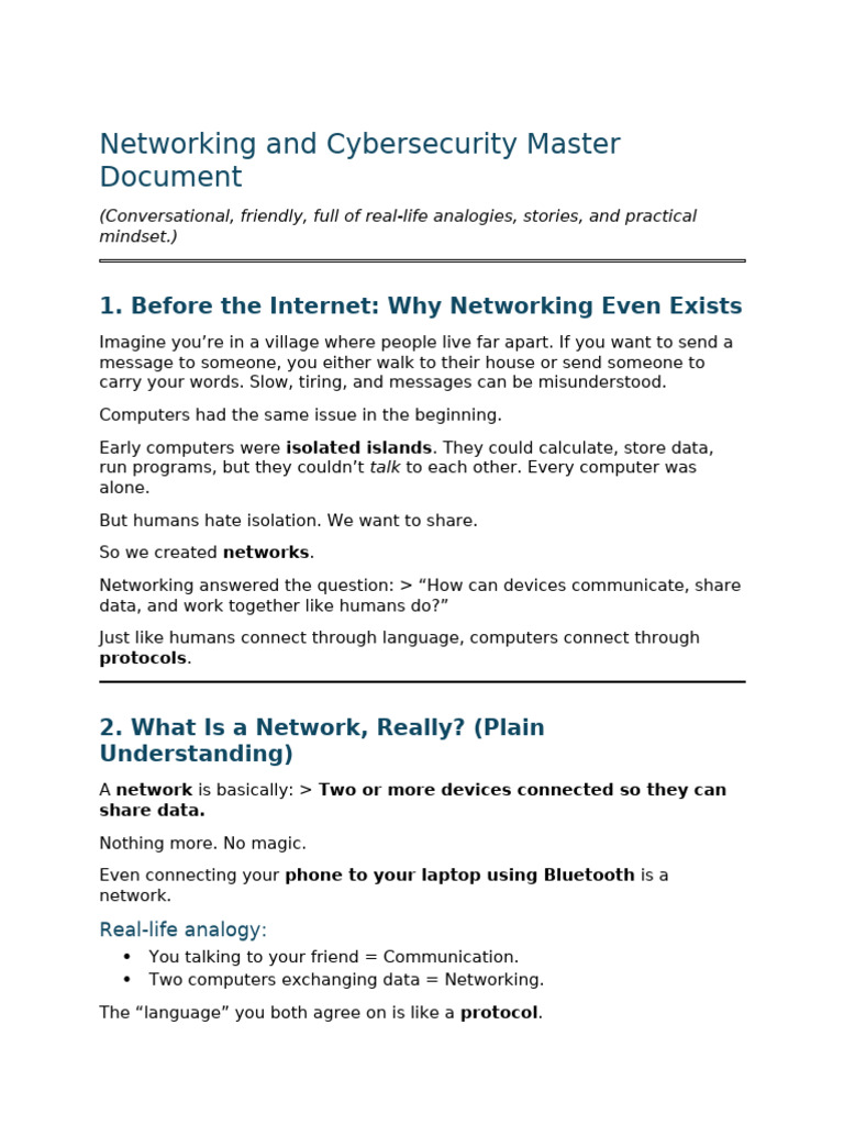 Networking Cybersecurity Masters | PDF | Computer Network | Local Area ...