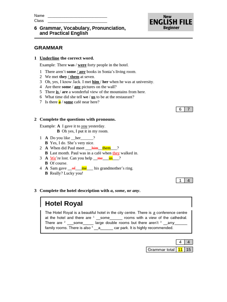 Nef Beg File Tests 06 (Đã Chấm) | PDF | Linguistics
