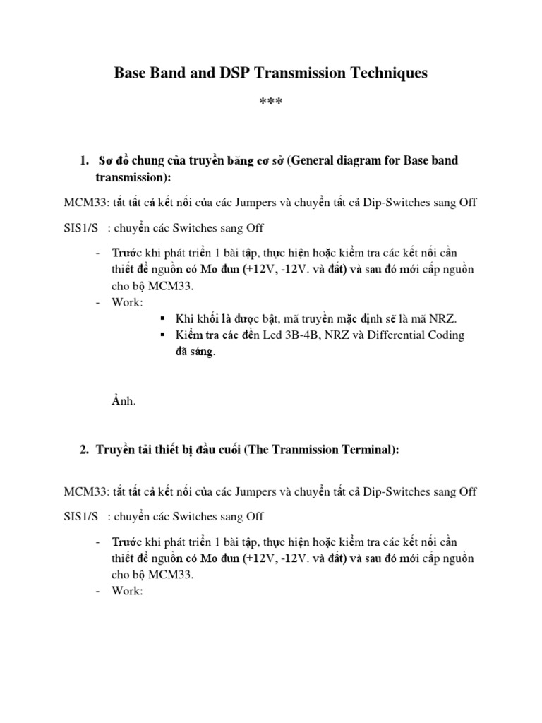 Base Band | PDF