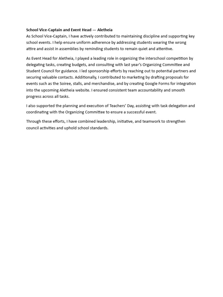 Student Council | PDF